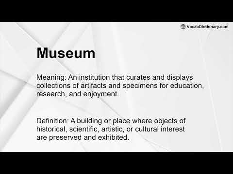 Museum Meaning
