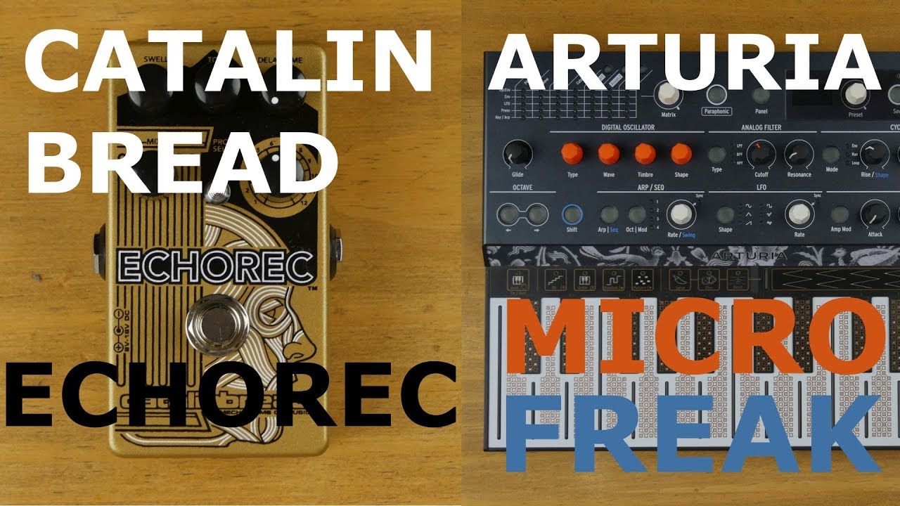 Pedals4Synths - CATALINBREAD   ECHOREC W/Arturia Microfreak