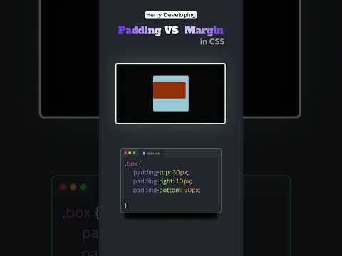 📐 Padding vs. Margin in HTML & CSS | Design Like a Pro! 💻✨ #shorts #shortvideo #short #video #fyp
