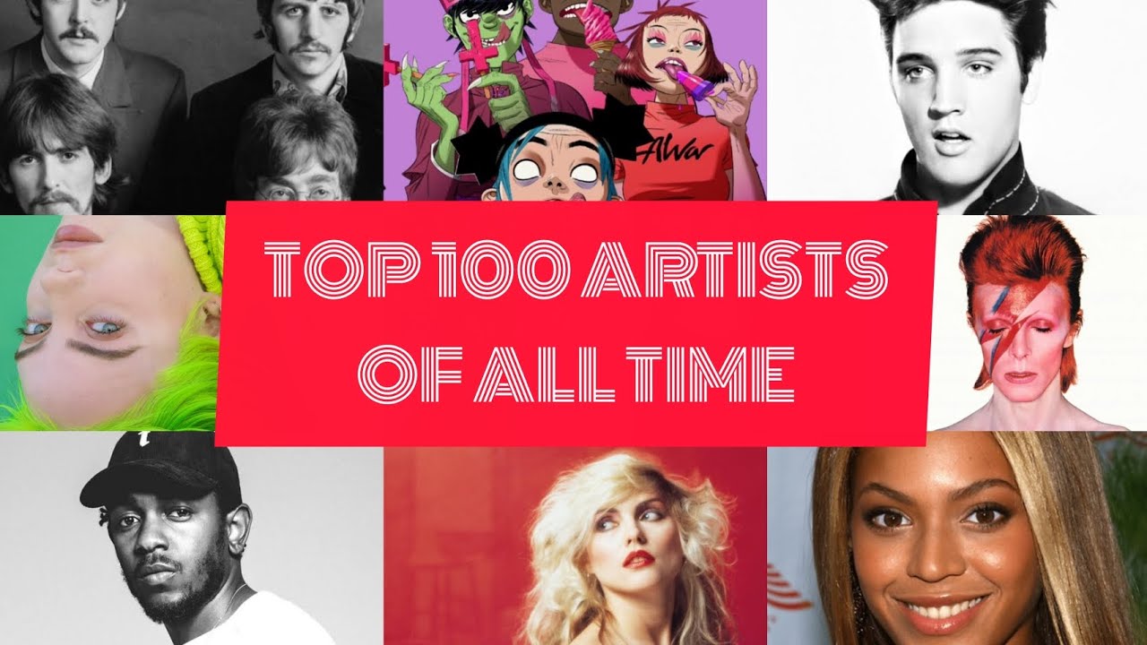 TOP 100 ARTISTS OF ALL TIME - MUSIC & CULTURE IMPACT