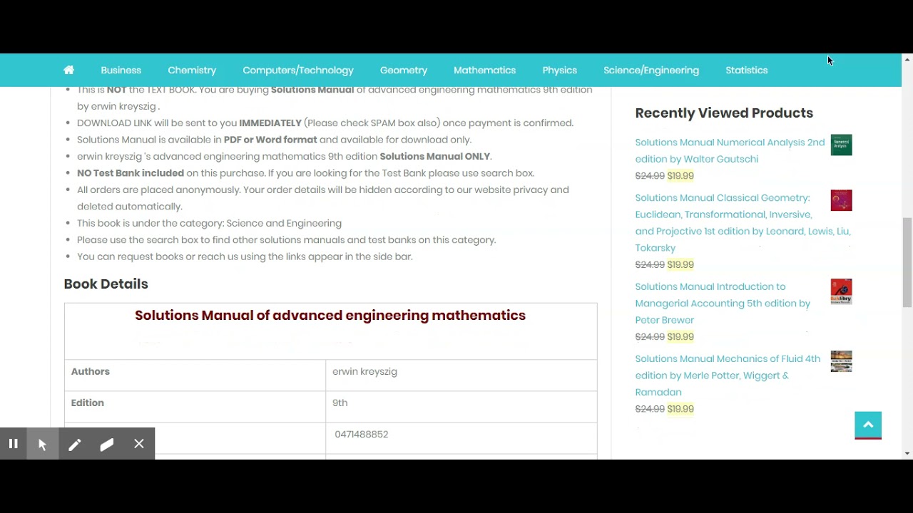 Solutions Manual advanced engineering mathematics 9th edition by erwin kreyszig