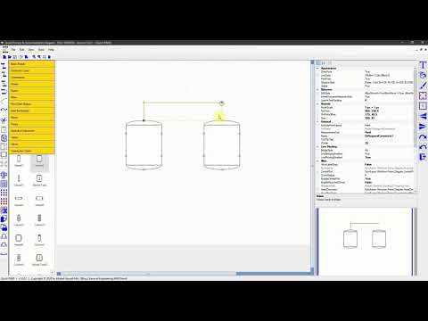 Quick Process and instrumentation diagram - 2. Connecting shapes