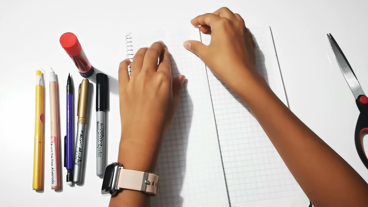 Como hacer separadores de libretas