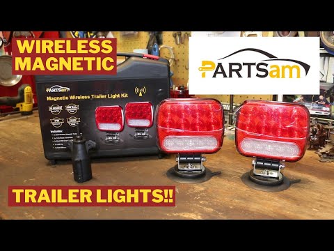 Parts AM Magnetic Wireless Trailer Lights
