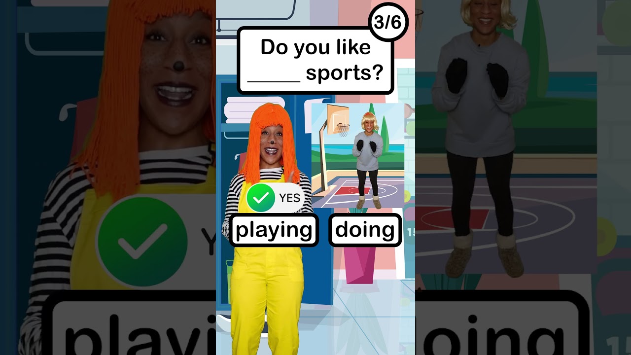 Interactive English Quiz Story: Physical Activity Vocabulary