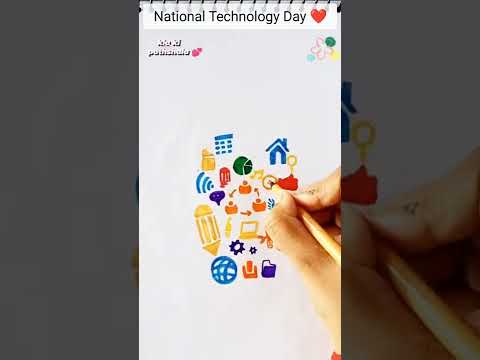 National Technology Day Drawing Easy ❤️ ll National Technology Day#shorts #drawing #virial