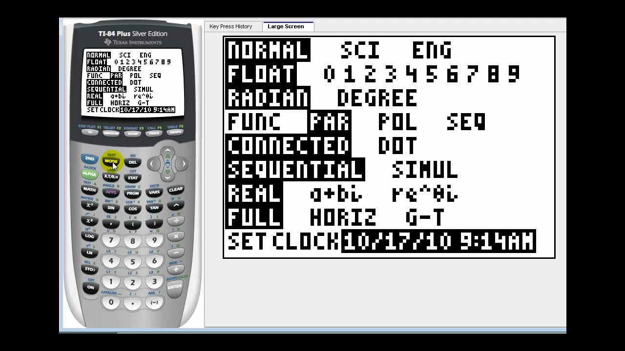 Graphing Parametric Equations on the TI84