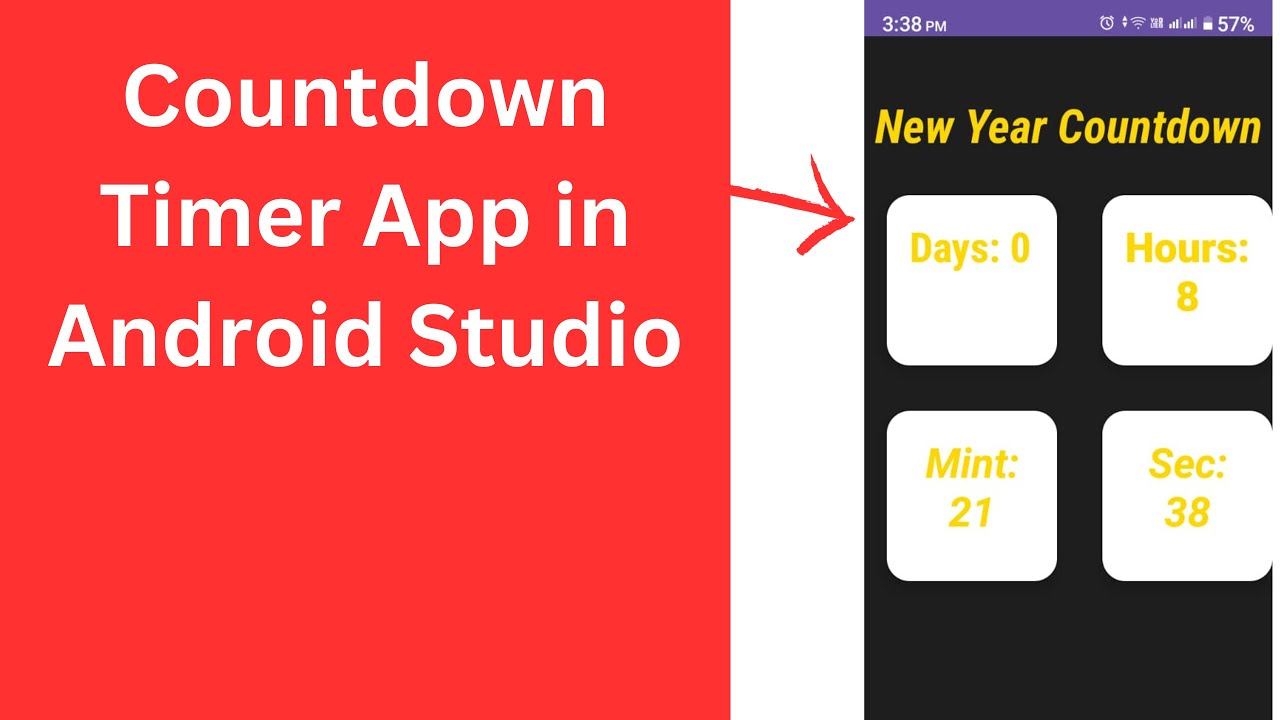Creating a Countdown Timer App in Android Studio - Android App Development Tutorial