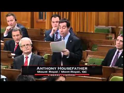 Anthony Housefather makes first speech in House of Commons | Nashen Notes