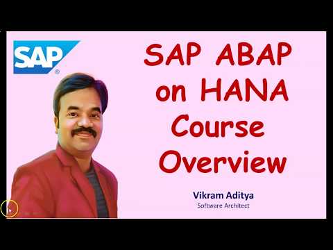 SAP HANA ABAP Course Overview