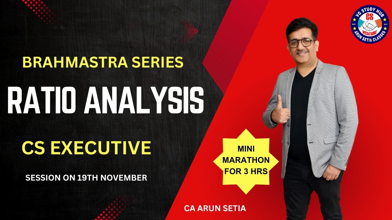 Understanding Ratio Analysis for CS Executive: A Comprehensive Guide ...