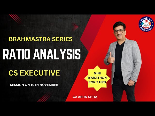 Understanding Ratio Analysis for CS Executive: A Comprehensive Guide ...