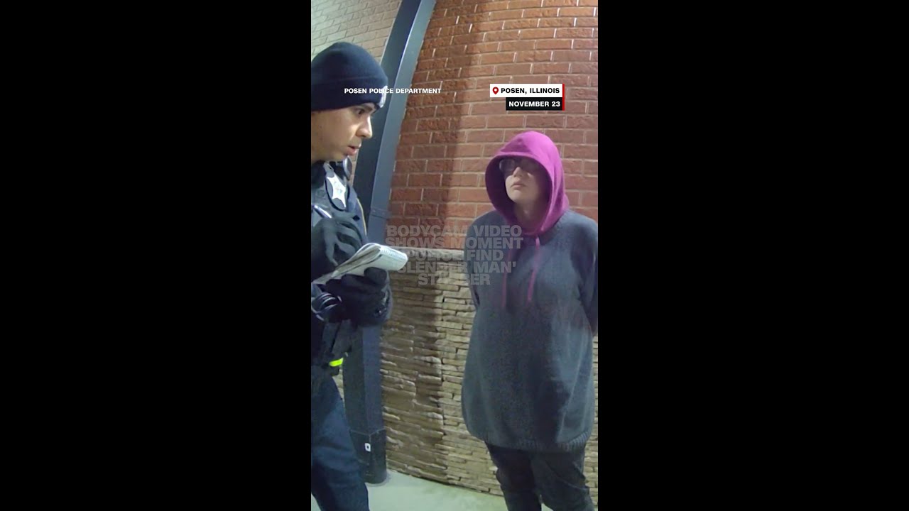 Bodycam video shows moment police find 'Slender Man' stabber