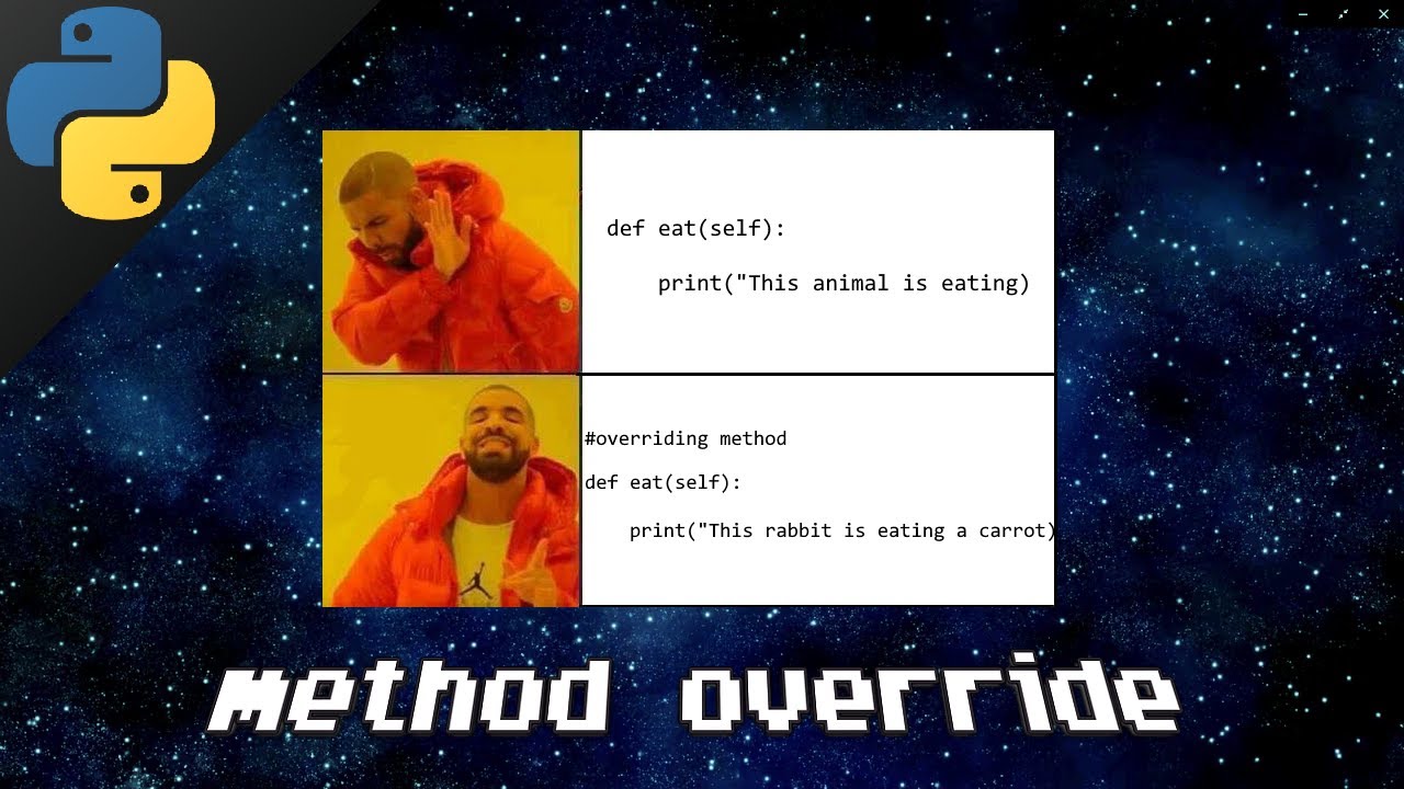 Python method overriding 🙅