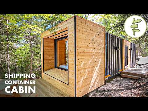 This Shipping Container Tiny Cabin Hides a Modern Interior Filled With ...