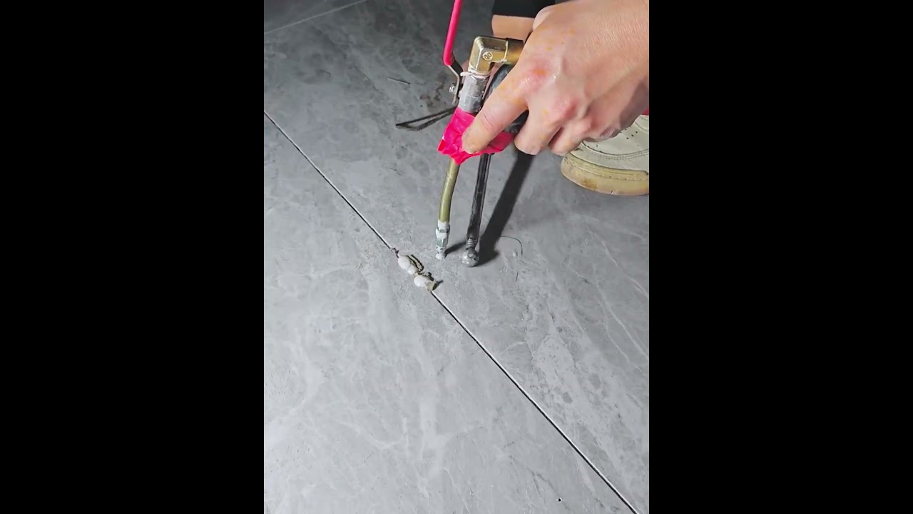 Ceramic tile internal repair process