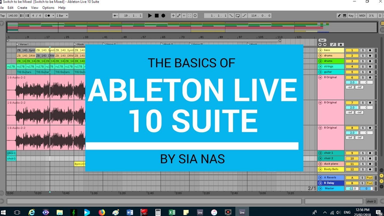 Basics Ableton Live 10 Suite Tutorial