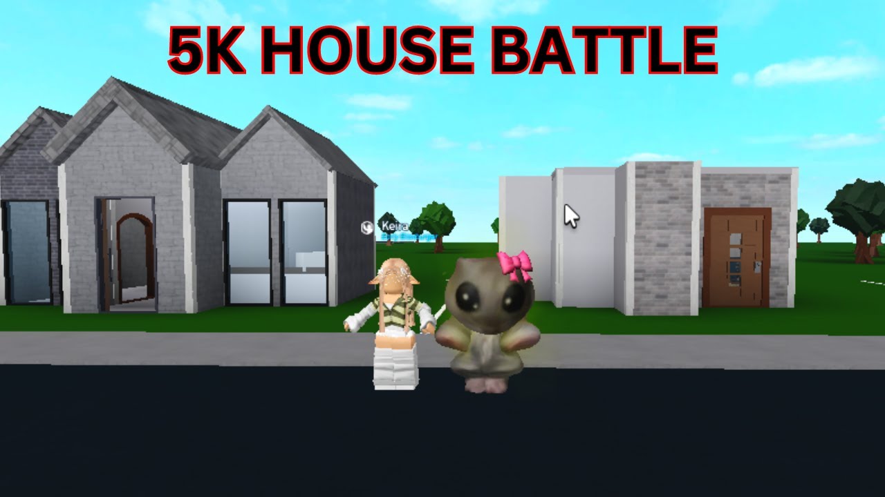 5K BLOXBURG HOUSE BATTLE CHALLENGE -Roblox