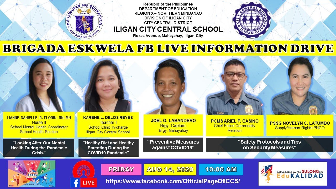 Brigada Eskwela 2020 Information Drive