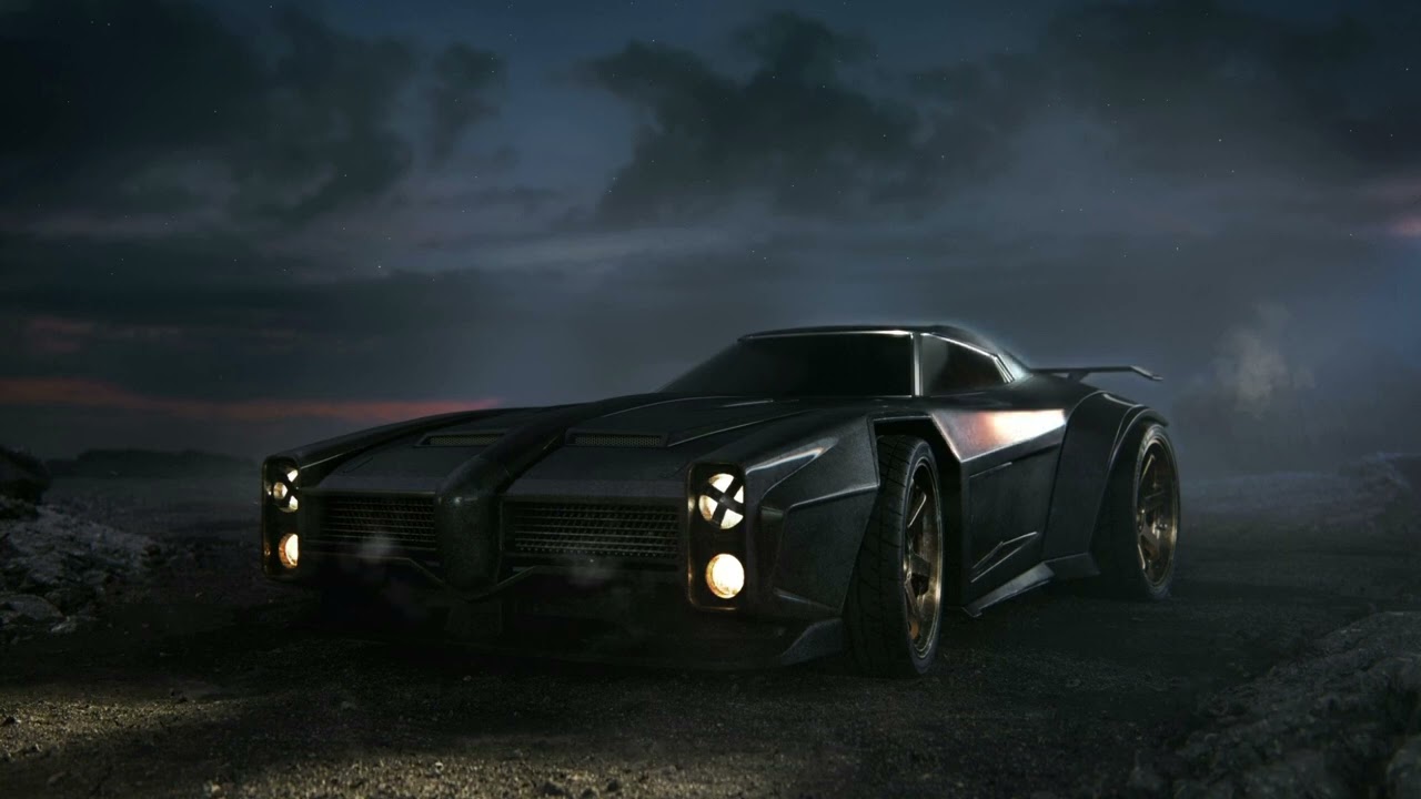 BLACK DOMINUS ROCKET LEAGUE || HD LIVE WALLPAPER