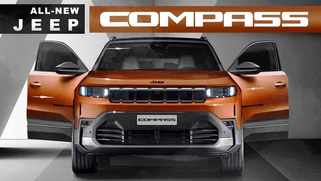 All-New 2026 Jeep Compass Gets Full Array of CGI Colors After Massive ...