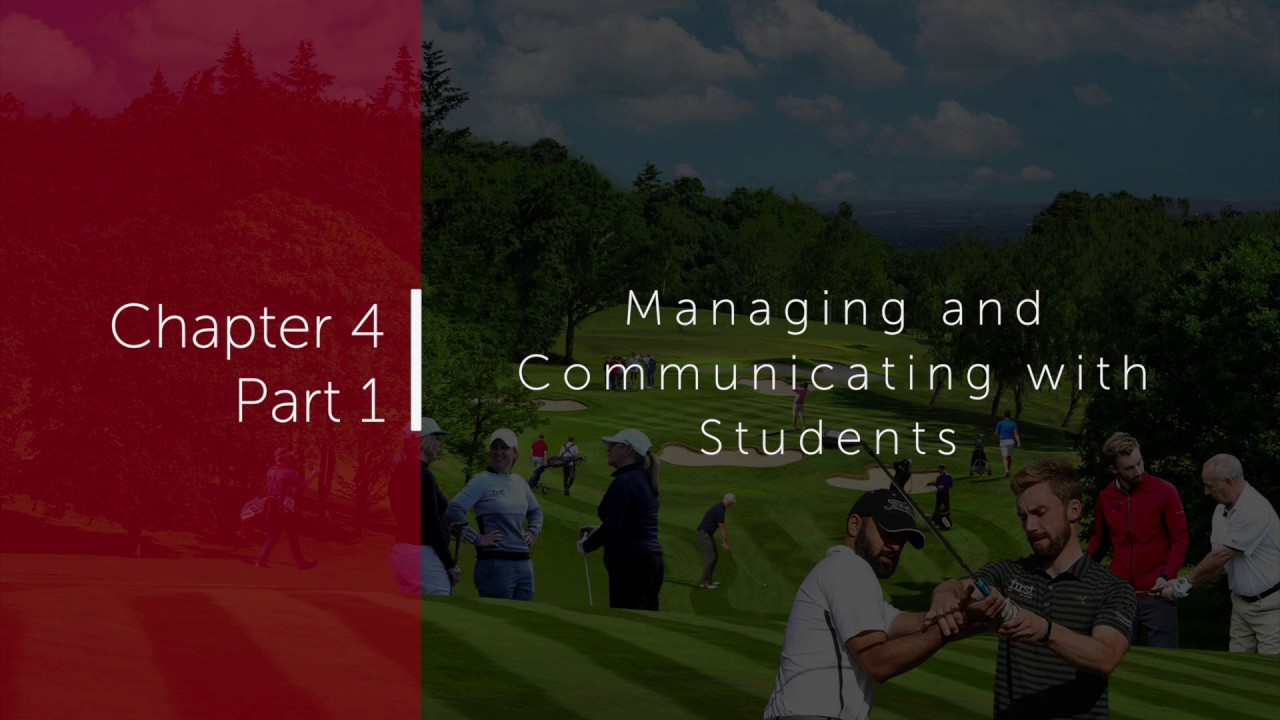 Chapter 4 - Part 1 - Managing Students