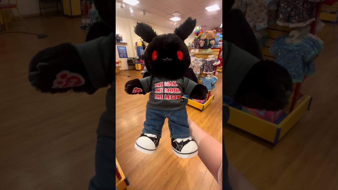 Mothman Build A Bear #shorts #plushies #plushie #plushtoys #mothman #buildabear #buildabearworkshop