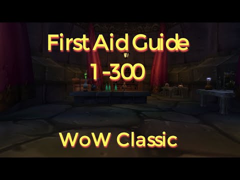 WoW Classic---First Aid Guide 1-300 | Heavy Mageweave Bandage