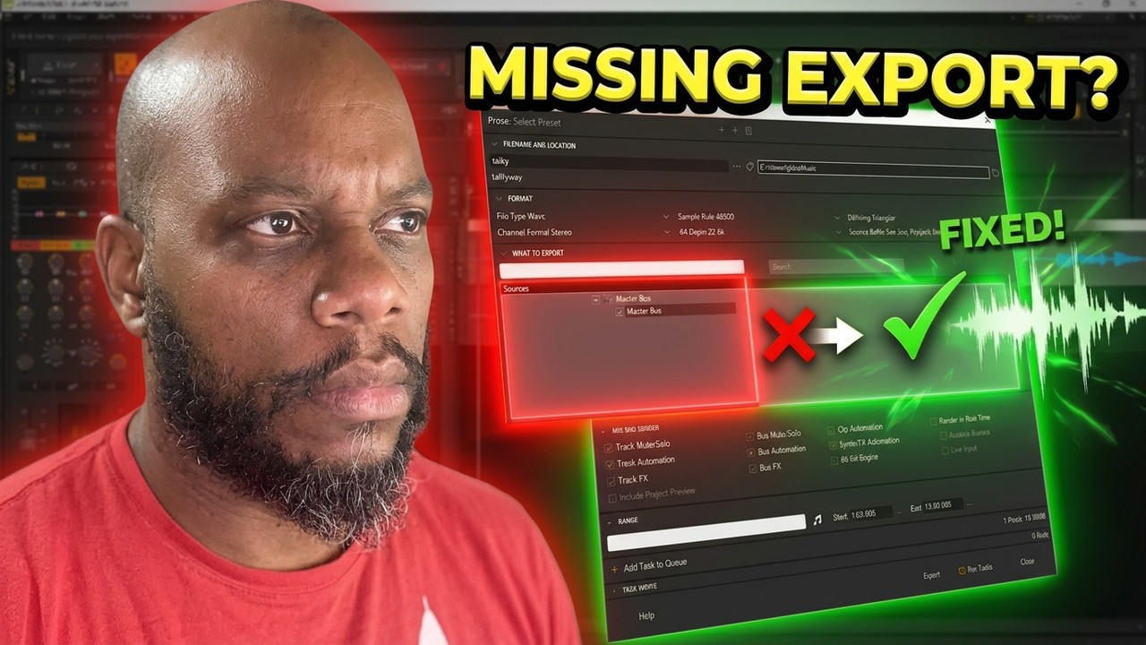 No Audio After Exporting in Cakewalk? Watch This!
