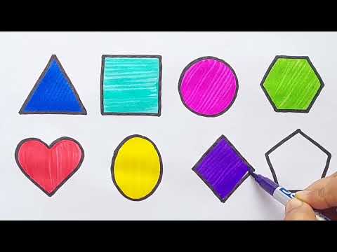 Shapes video for kids,toddlers Shapes learning activity,different shapes practice worksheet, shapes