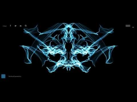 Silk - the interactive generative art. Symmetry