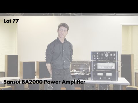 Lot 77 - Sansui BA2000 Power Amplifier