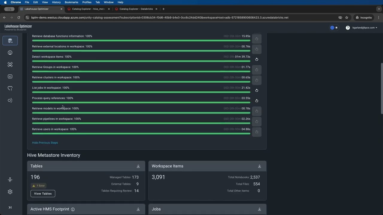 Lakehouse Optimizer UCM Analysis Deepdive