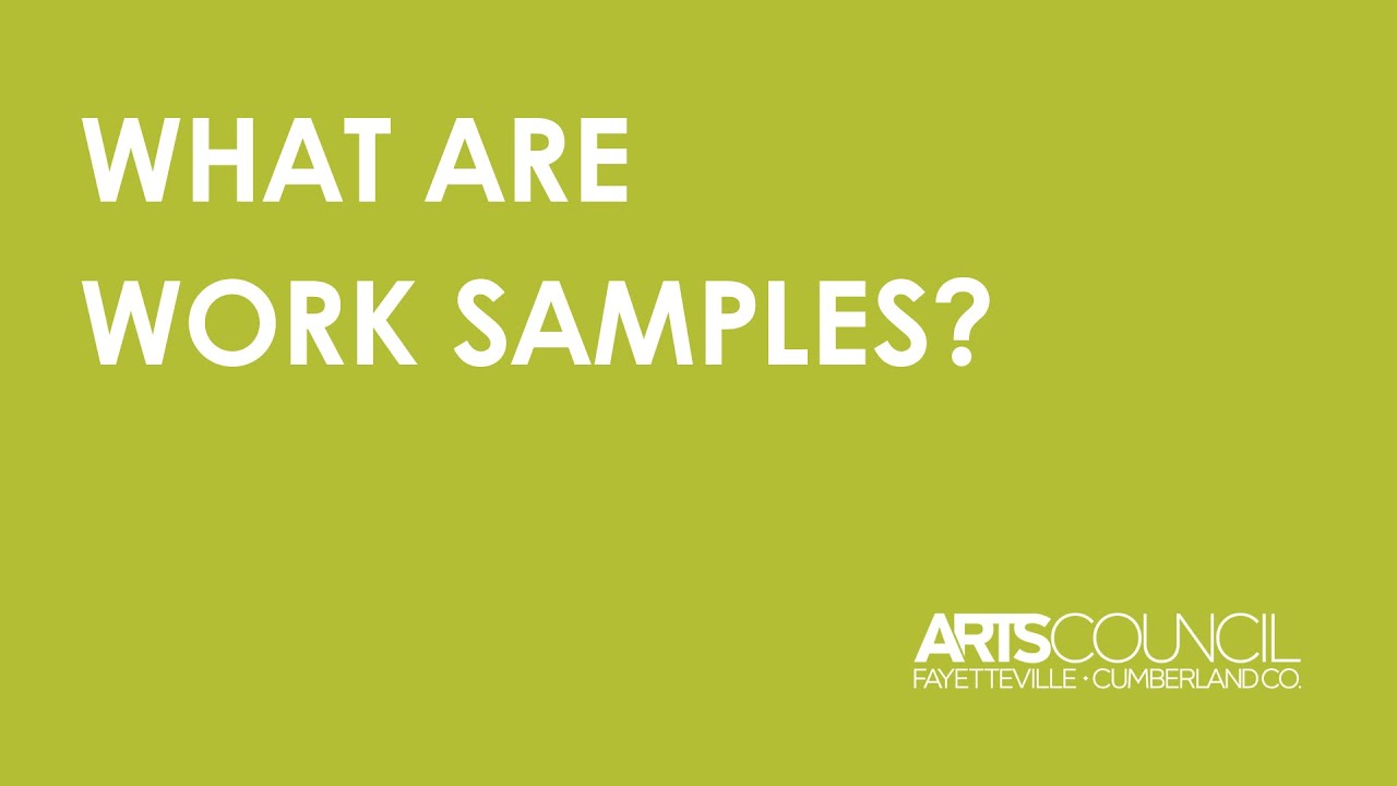 What Are Work Samples?