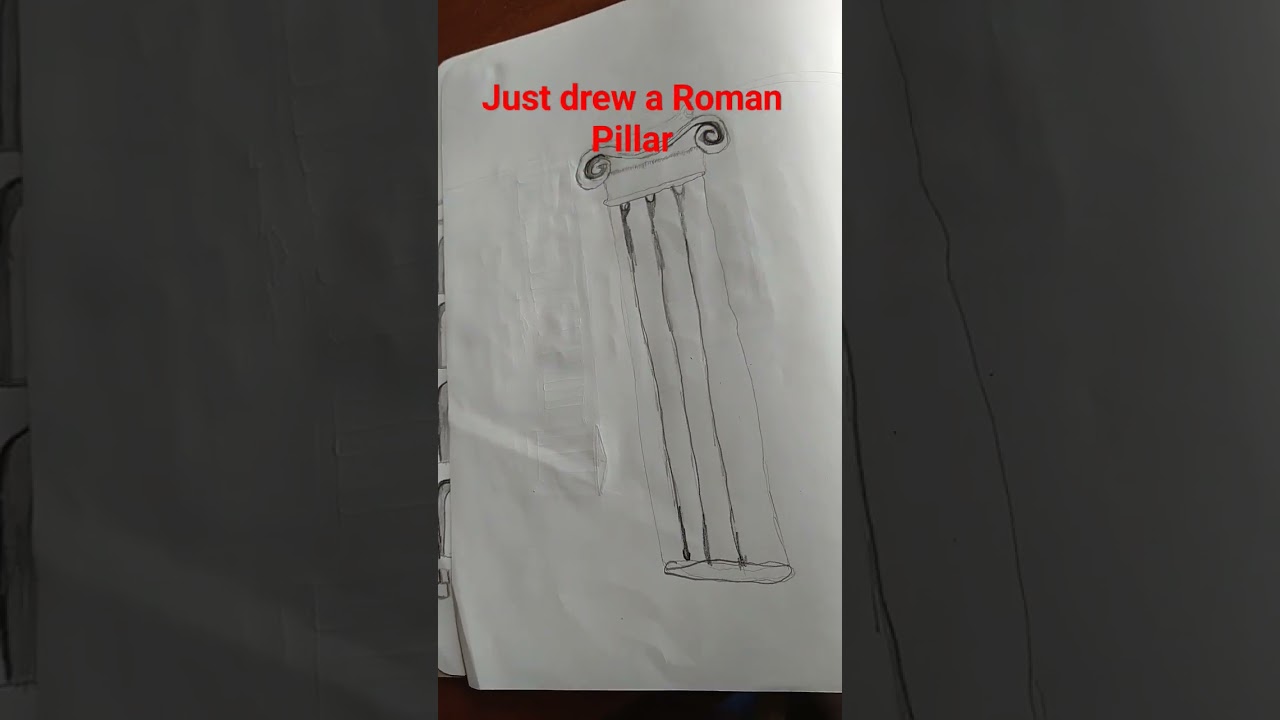 Roman pillar # drawing