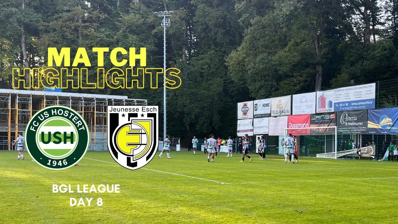 BGL Ligue Match Highlights | Day 8 : US Hueschtert 1:3 Jeunesse Esch