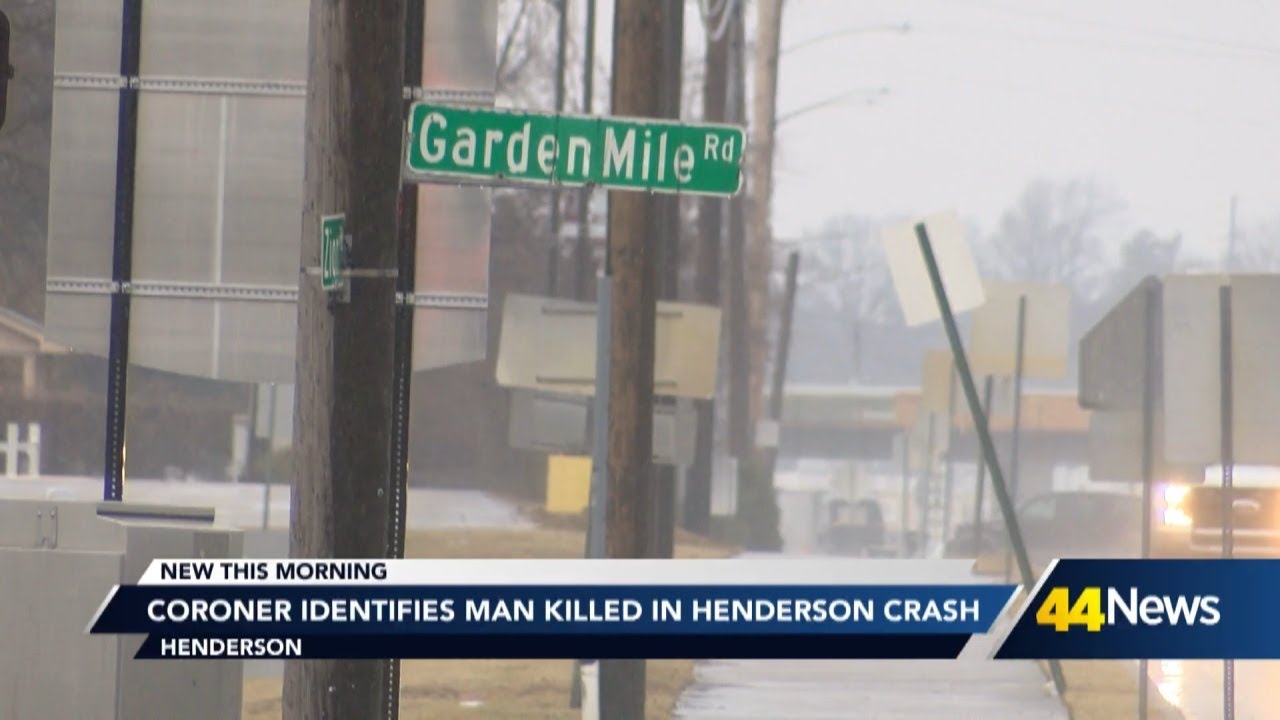 Coroner identifies man killed in Henderson crash