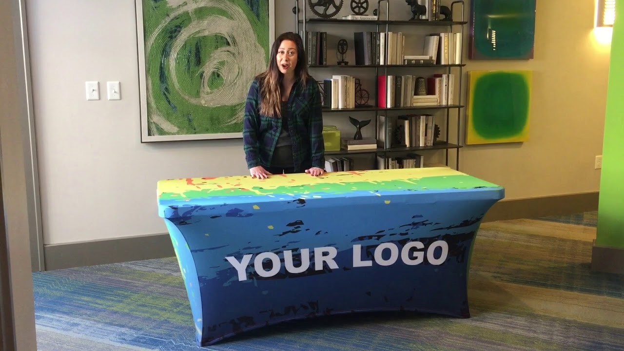 All-Sided Classic Custom Stretch Table Cover