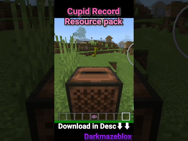 Cupid Record Resource pack by Darkmazeblox.[bedrock edition] Minecraft Mod
