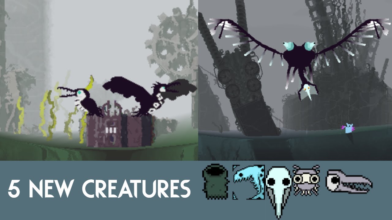 Designing 5 New Aquatic Creatures for The Rivulet (Rain World Concepts)