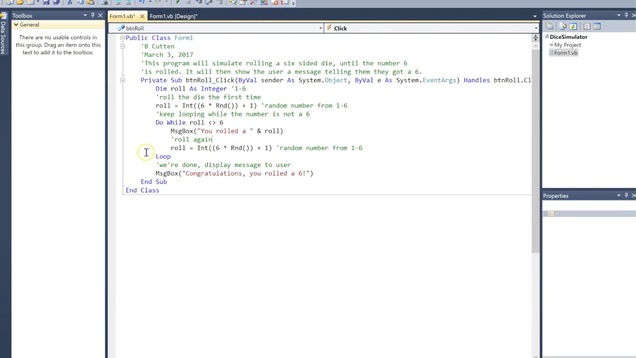 Do Loops In Visual Basic