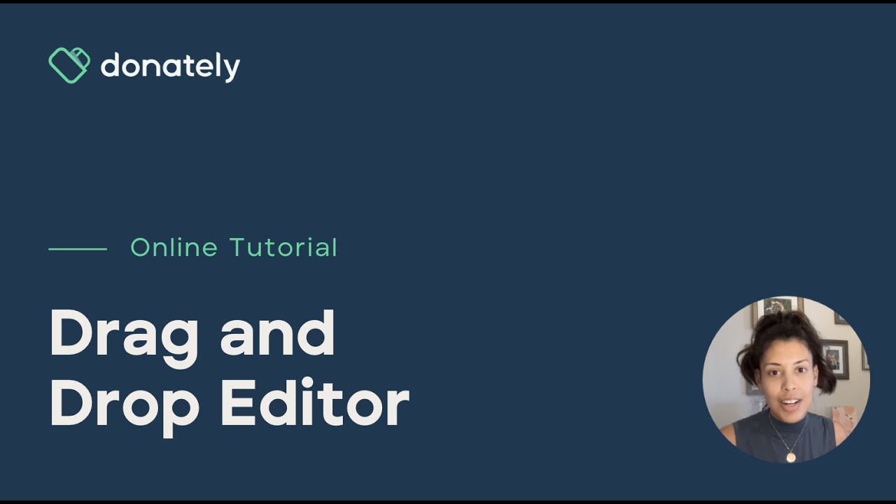 Drag and Drop Tutorial- New Form Builder