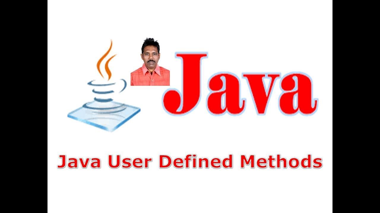 Selenium Class 15 - Java Methods - User Defined Methods