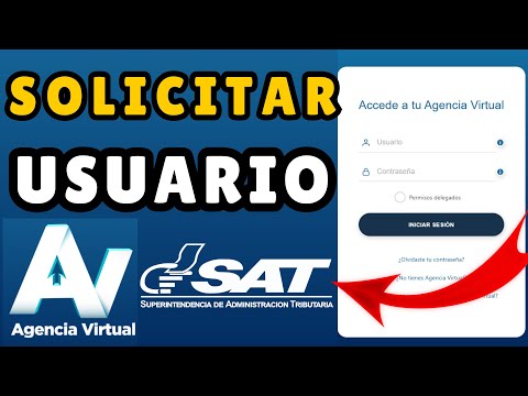 🔵¡Sin Filas! Cómo CREAR tu USUARIO en la Agencia Virtual SAT Guatemala💻Tutorial Completo USUARIO SAT