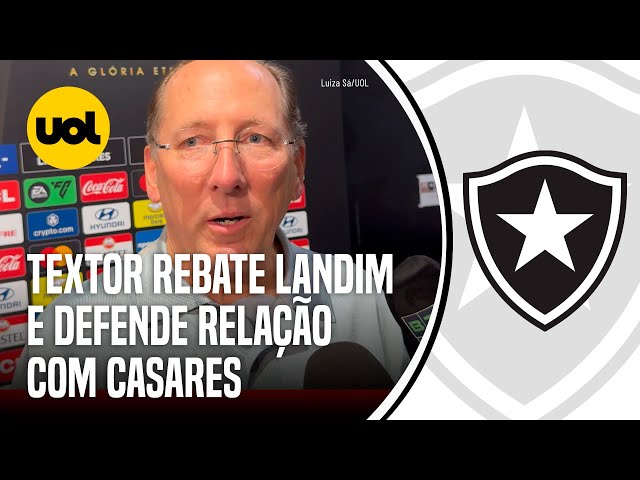 Textor comenta relação com presidentes de São Paulo e Flamengo