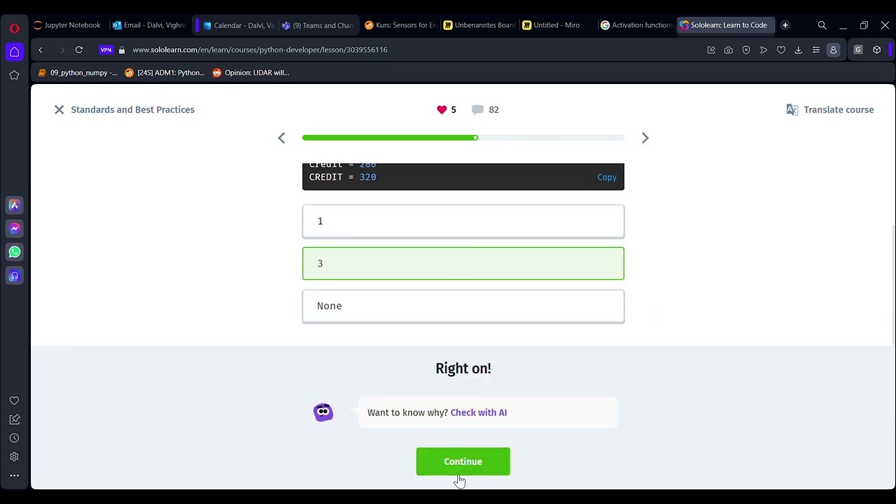 10 Standards and Best Practices | Python Developer | Sololearn