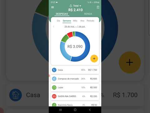 APP PRA CONTROLAR GASTOS E FINANÇAS! #viral #dinheiro #investimentos