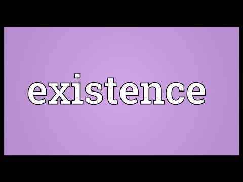 Existence Meaning