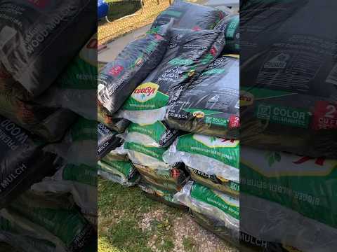 5 BAGS OF MULCH FOR $10 AT HOME DEPOT