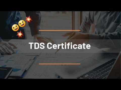 TDS CERTIFICATE ,ALL ABOUT #short #tds #tdscertification